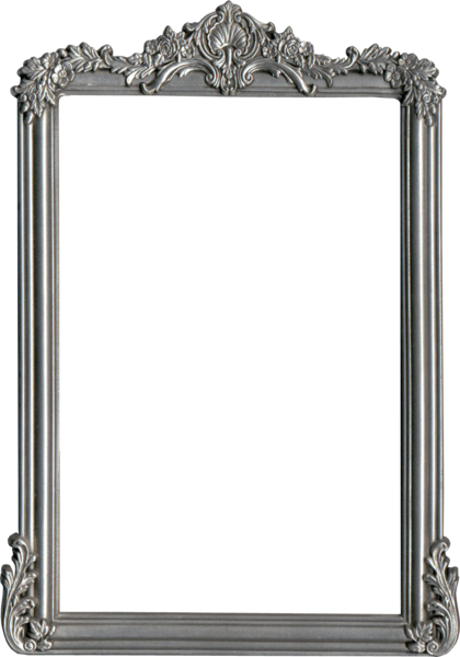 Silver Frame - Silver Frame Png Transparent - (420x600) Png Clipart ...