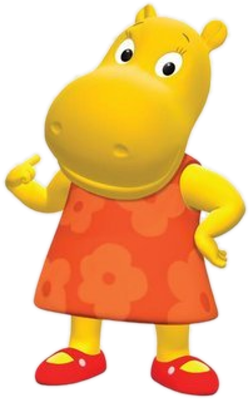 Cartoon Characters - Tasha Backyardigans - (599x799) Png Clipart Download