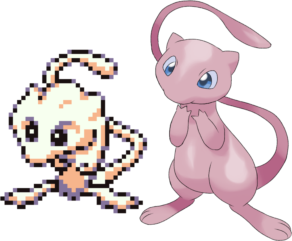 Fullmetal0thunder Mew Redrawn From The Sprite By Fullmetal0thunder ...