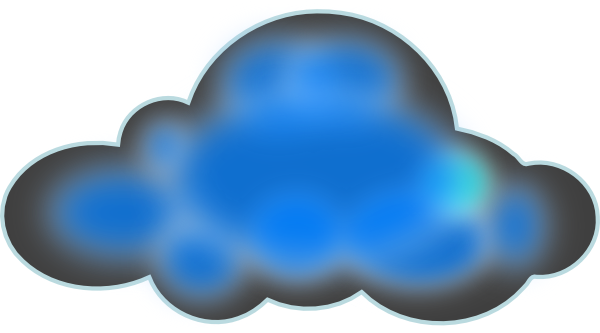 Night Cloud Clipart - Illustration - (600x333) Png Clipart Download