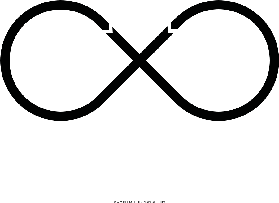 Infinity Symbol Coloring Page - Simbolo Do Infinito Para Colorir ...