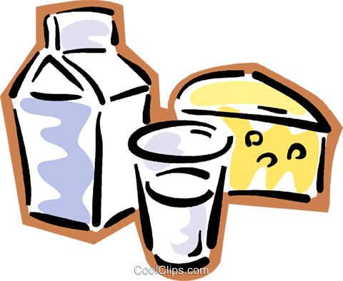 Cheese Clipart Milk And Cheese - Dairy Products Clip Art - (879x700 ...