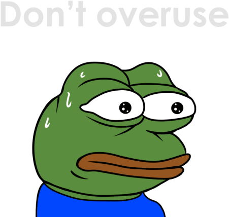 Monkas Dont Overuse Mo - Twitch Pepe Scared - Full Size PNG Clipart ...