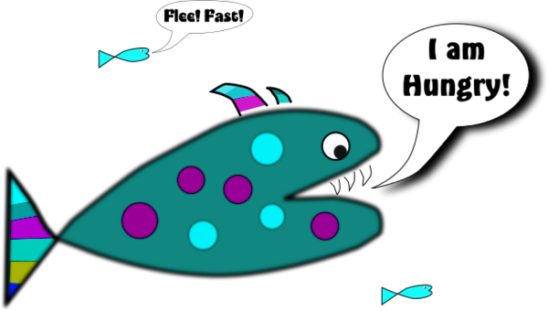 Talking Fish Clip Art - Funny Fish - (600x340) Png Clipart Download