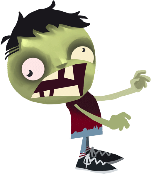 Zombie Sticker - Animated Zombie Gif - (600x600) Png Clipart Download