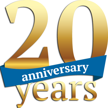 20yrs - 20 Year Anniversary Png - (455x455) Png Clipart Download