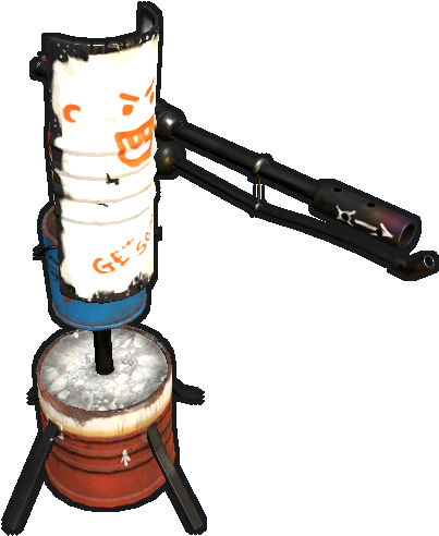 Rust Flame Turret Png - (512x512) Png Clipart Download