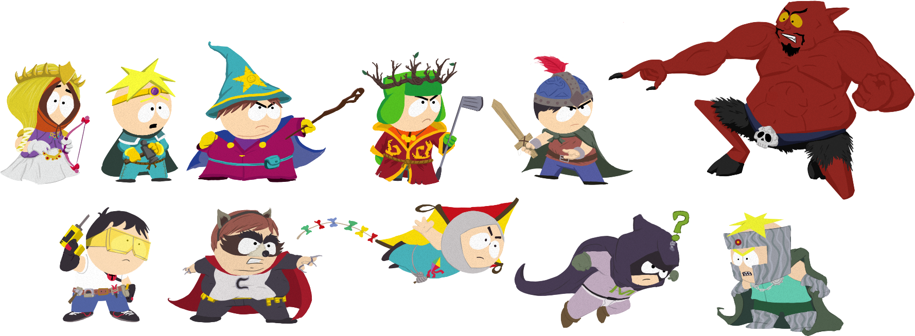 Monochromatic-mess 18 37 South Park Characters By Dsurion - All ...