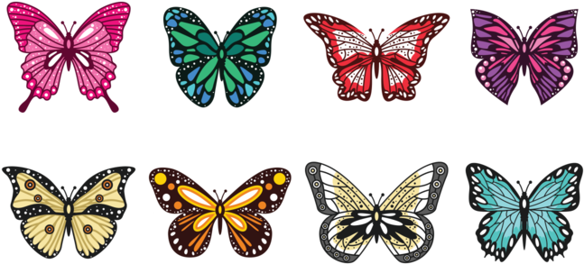 Mariposa Vectores - Vectores En Mariposas Png - (700x490) Png Clipart ...