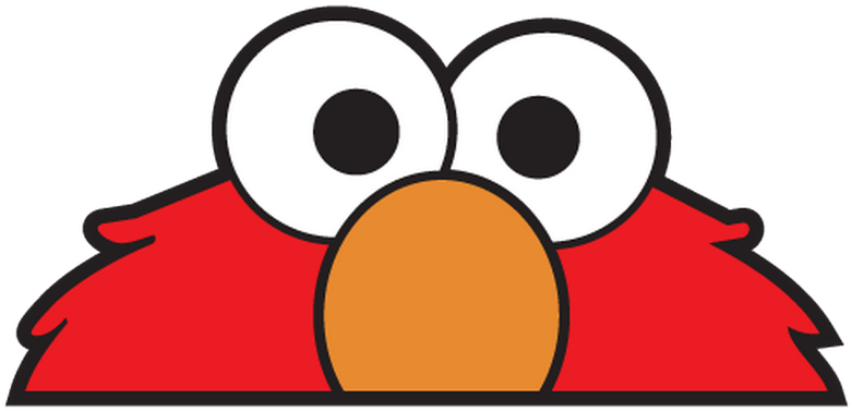 Jdm Elmo Decal - Sesame Street Elmo Head - (800x800) Png Clipart Download