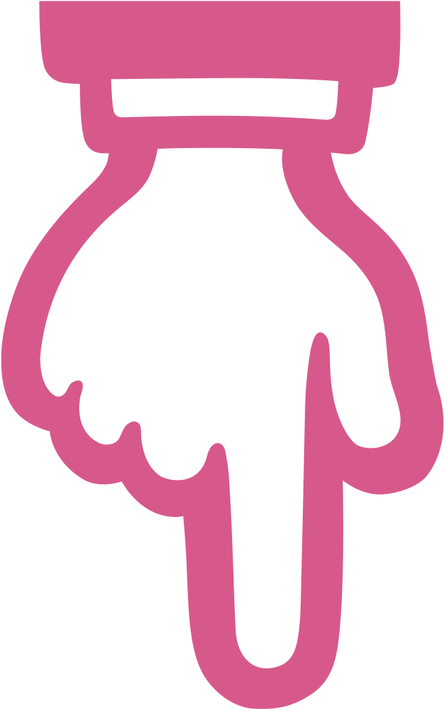 Finger - Finger Pointing Down Emoji - (1024x1024) Png Clipart Download