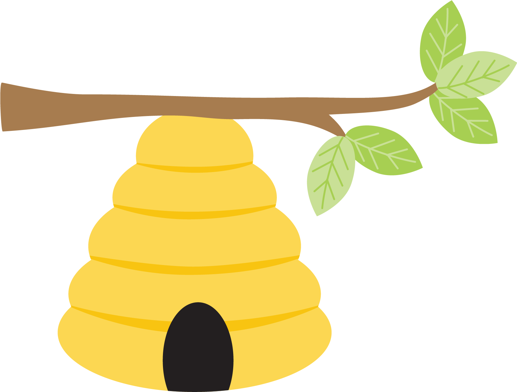 Outside Clipart Hive - Bee Hive Png - (1706x1380) Png Clipart Download