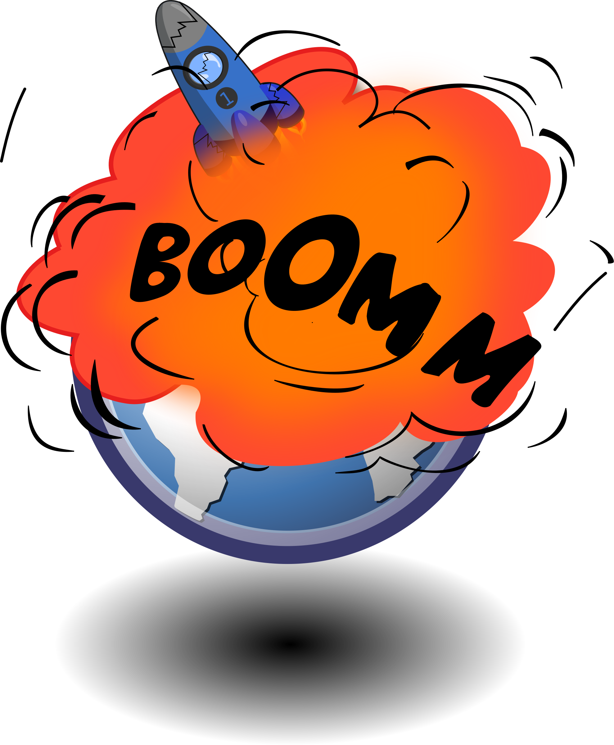 Clipart - Rocket Explosion - Boom Onomatopoeia Png - (1978x2399) Png ...