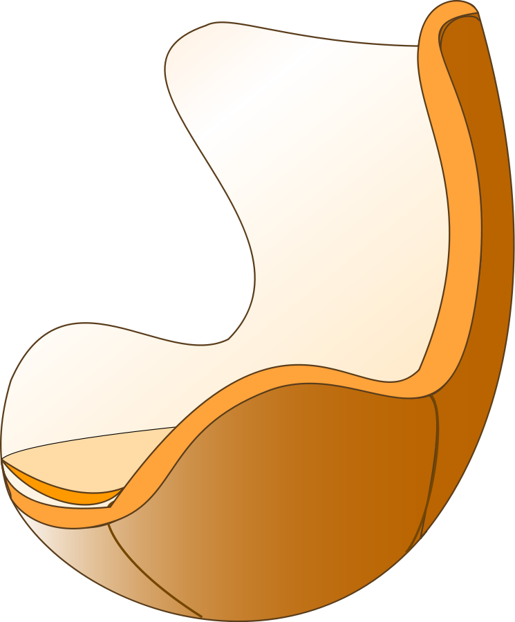 Png - Cartoon Lounge Chair Png - (745x900) Png Clipart Download