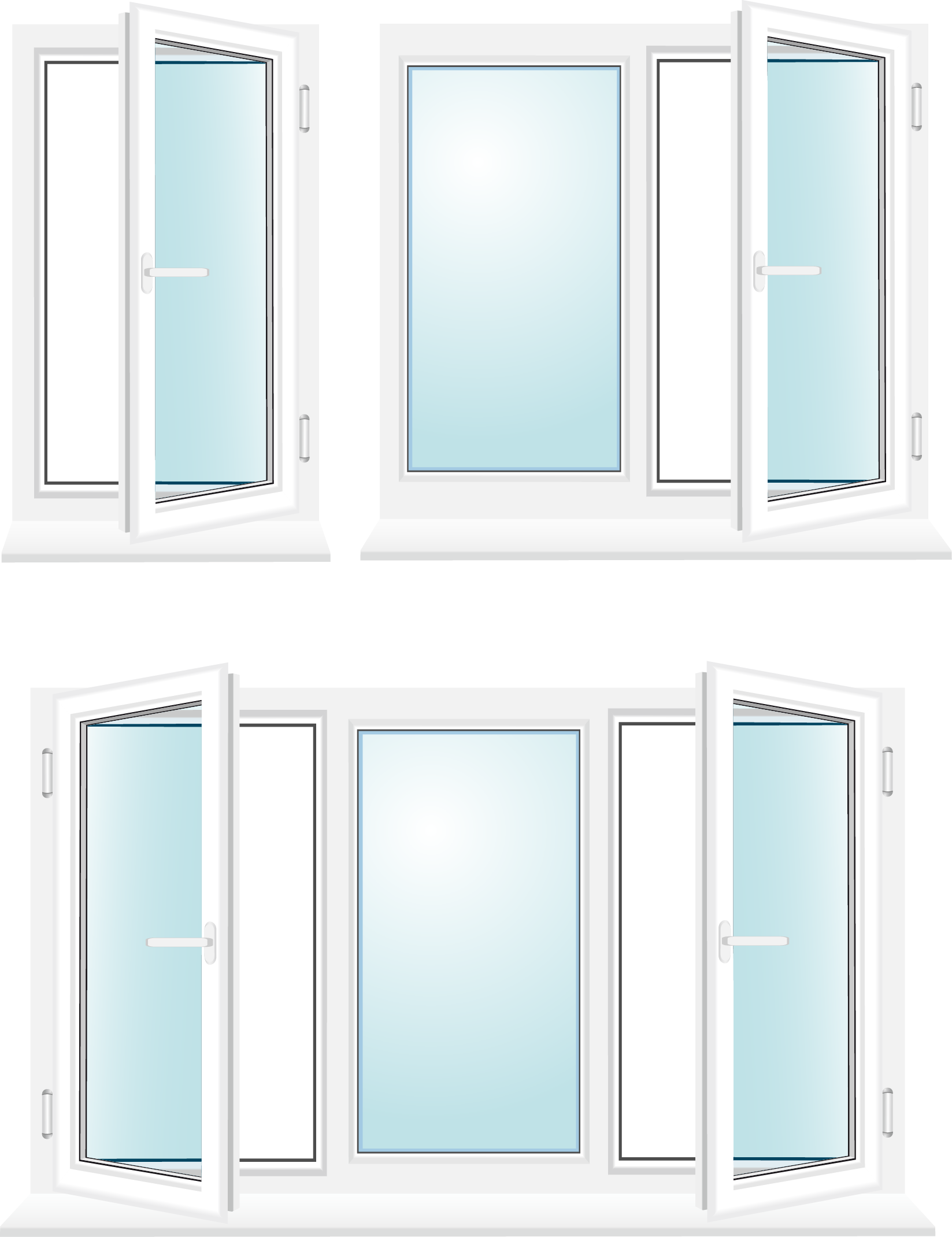 Window Clip Art - Window Clip Art - (1647x2140) Png Clipart Download