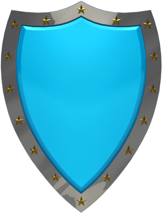 Blue Shield By 3dben On Clipart Library - Shield Render - (894x894) Png ...