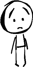 Stick - Sad Face Stickman - (450x340) Png Clipart Download