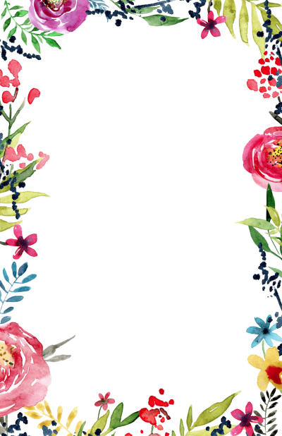 Plant Border Transparent Background - Flower Border Transparent ...