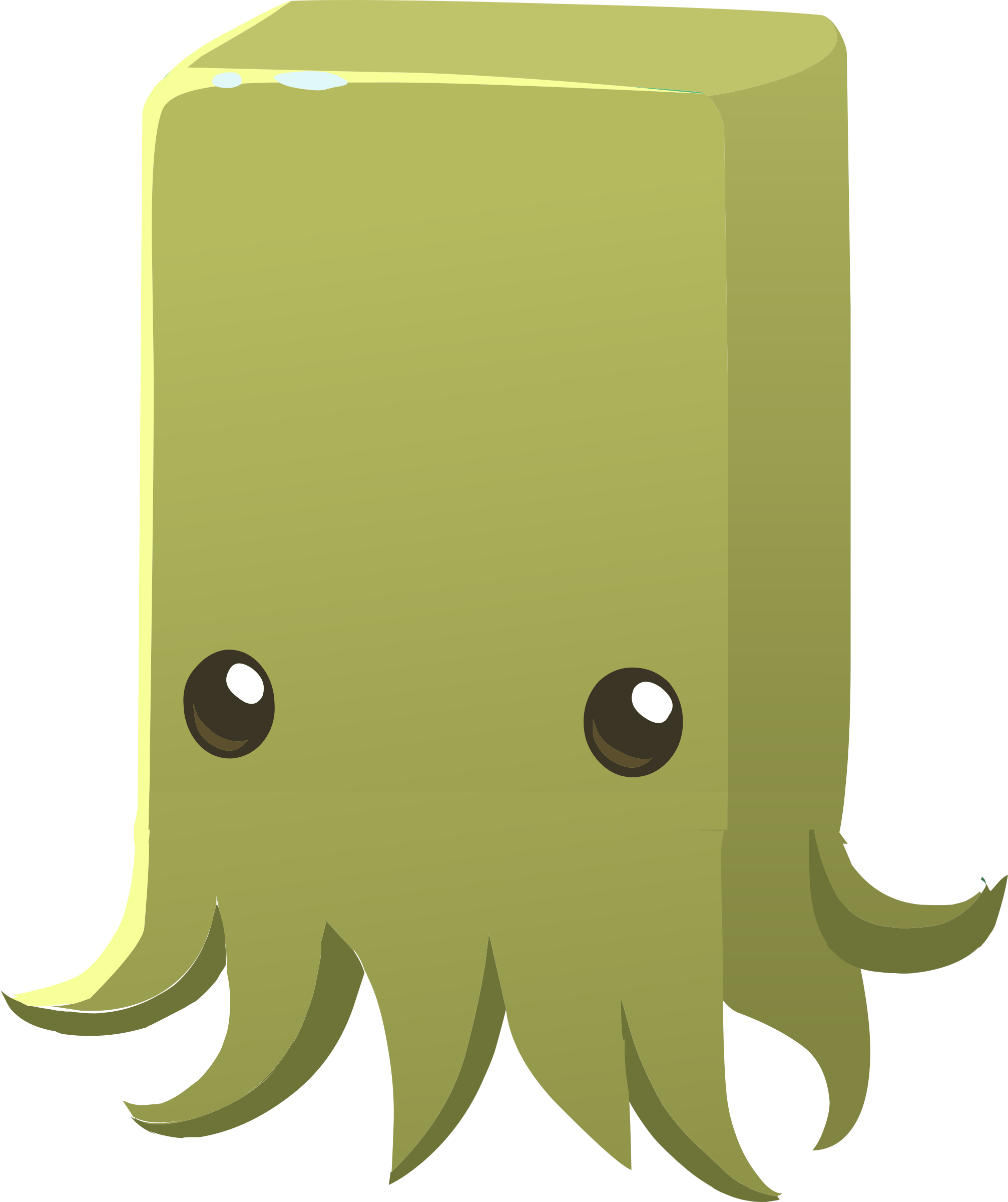 Squid Clipart Transparent - Squidi Png - (2014x2400) Png Clipart Download