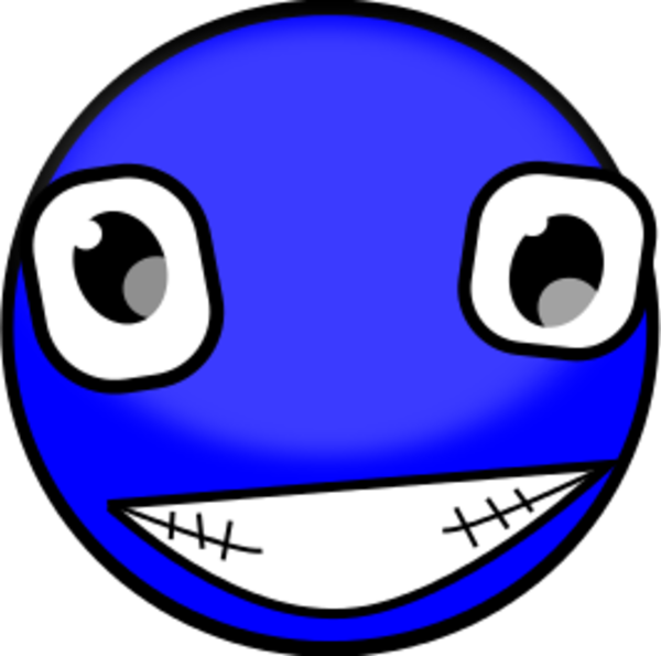 Creepy Smiley Face Clipart - Creepy Smiley Face - (600x595) Png Clipart ...