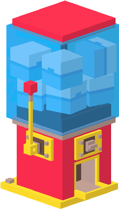 Machine Of Surprises - Crossy Road Prize Machine - (279x434) Png ...