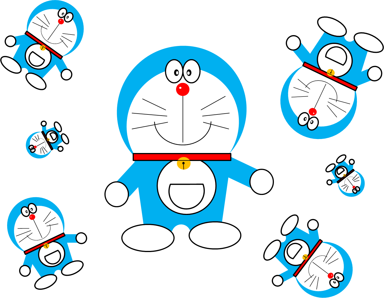 Microsoft Powerpoint Kategori - Doraemon - (1346x1044) Png Clipart Download
