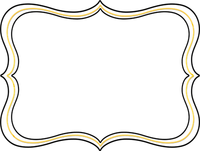 Bracket Frames Clipart 5 By Corey - Frame For Invitation Png - (400x303 ...