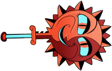 Sun Face Magisword 2 - Mighty Magiswords Sun Face Magisword - (409x374 ...