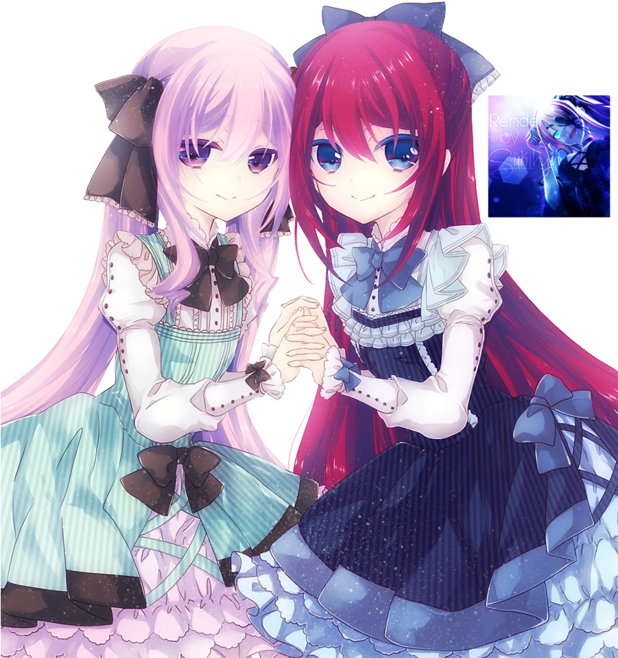 Two Girls Hugging Drawing Download - Anime Friends Render - (900x1035 ...