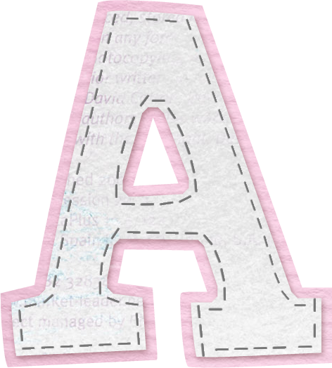 Letras Mayúsculas Rosadas Y Celestes Para Un Baby Shower - Letras Para ...
