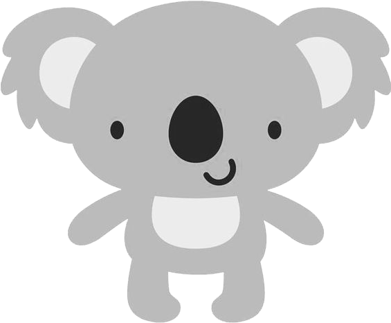 Koala Bear Clip Art - Clip Art Koala - (564x504) Png Clipart Download