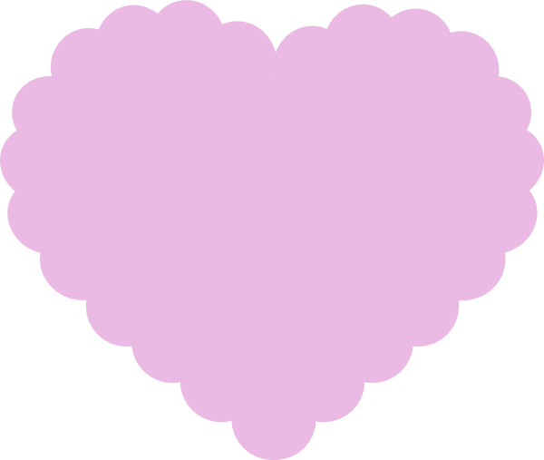 Pink Hearts Clip Art - Light Purple Heart Png - (600x507) Png Clipart ...