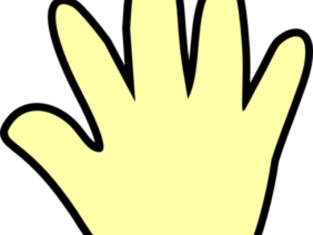 Hand Clipart Cartoon - Sign - (640x480) Png Clipart Download