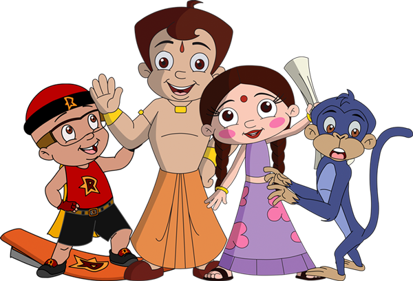 Chota Bheem - Chota Bheem Cartoon Png - (600x408) Png Clipart Download