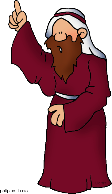 Cartoon - Prophets Of The Bible - (400x648) Png Clipart Download