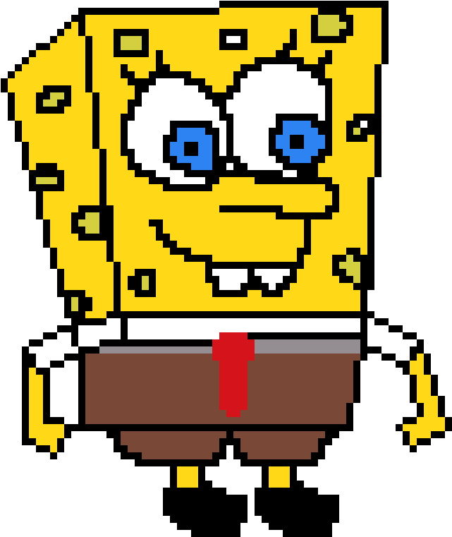 Sponge Bob - Cartoon - (750x860) Png Clipart Download