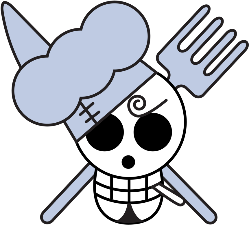 One Piece Clip Art Medium Size - One Piece Sanji Logo - Full Size PNG ...