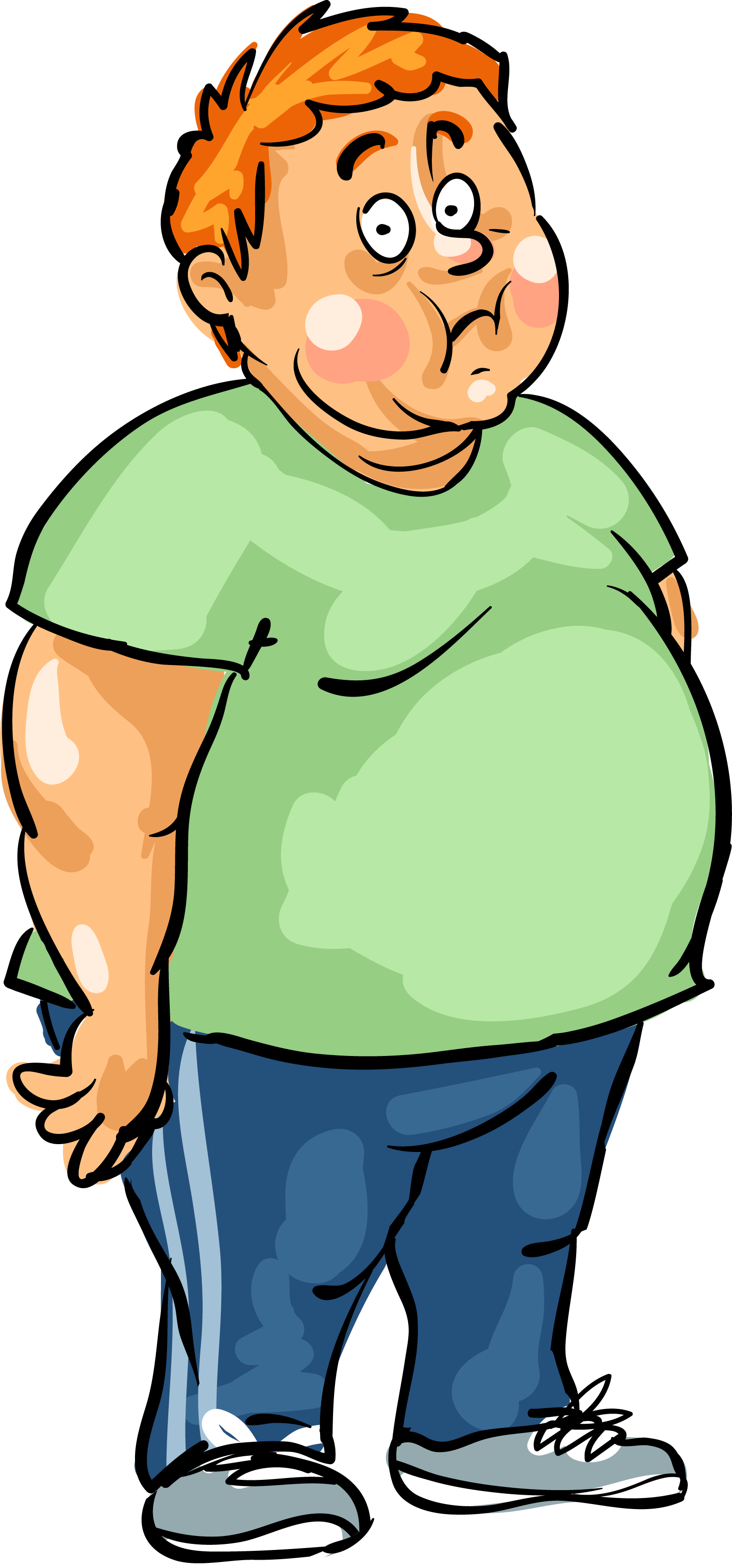 Man Male Fat - Fat Man Png - Full Size PNG Clipart Images Download