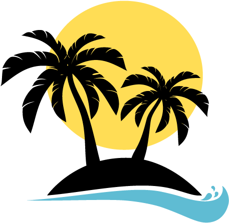 Condominium - Palm Tree Illustration Vector - (1008x612) Png Clipart ...