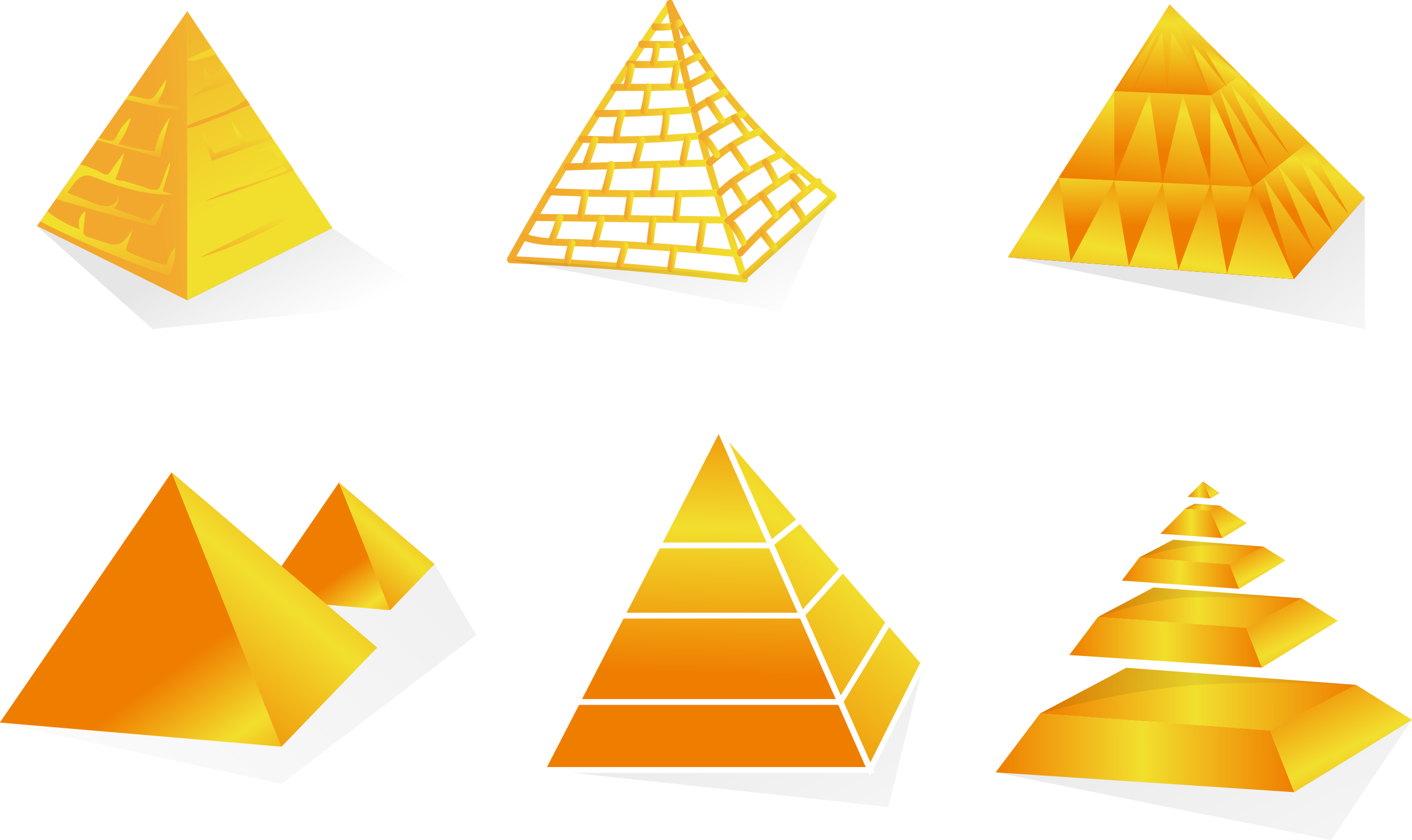 Pyramid Download - Vector Pyramid - Triangle - (2553x1520) Png Clipart ...