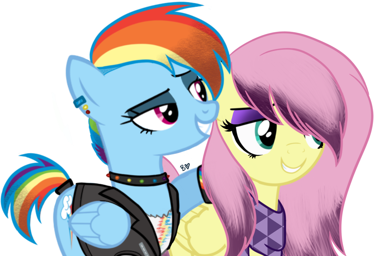 Alternate Hairstyle, Artist - Rainbow Dash - (1310x877) Png Clipart Download