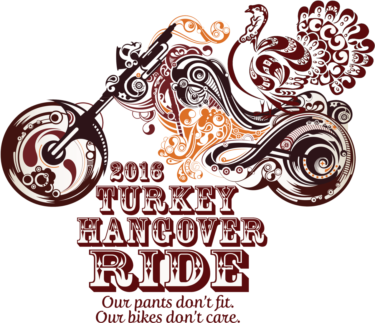 Turkey Hangover Ride Motorcycle Event Texas - Manly Decor Shower ...