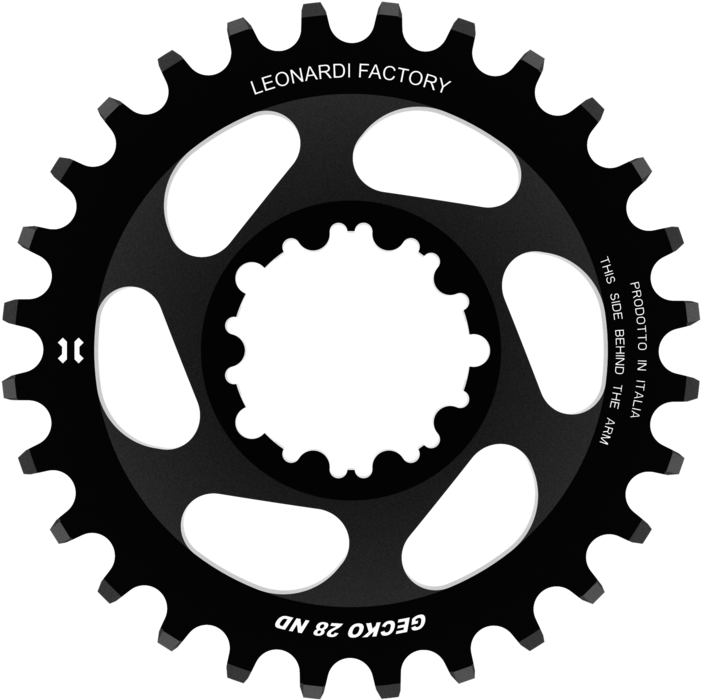 Leonardi Chainring Gecko Sram - Crank Mtb Vector - (800x757) Png ...