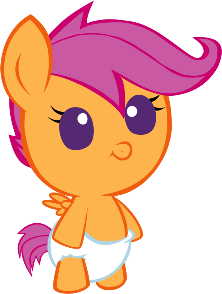 Cute Scootaloo Foal 3 By Megarainbowdash2000 - Mlp Rainbow Dash 4th ...