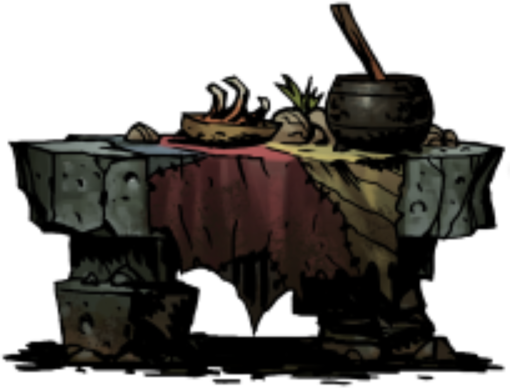 Makeshift Dining Table - Darkest Dungeon - (1024x1024) Png Clipart Download
