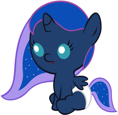 Baby Princess Luna - Princess Luna - (420x420) Png Clipart Download
