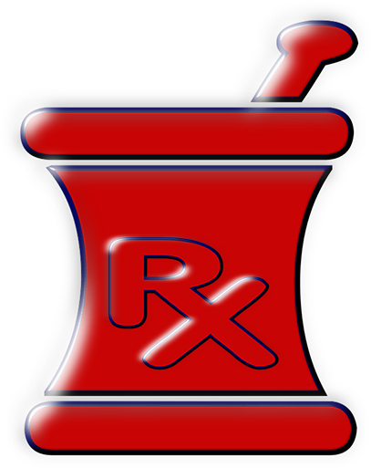 Rx Red Mortar Clip Art Image - Rx Red Mortar Clip Art Image - (512x512 ...