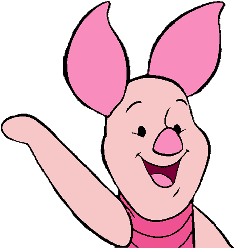 Baby Animals - Piglet From Winnie The Pooh Face - Full Size PNG Clipart ...