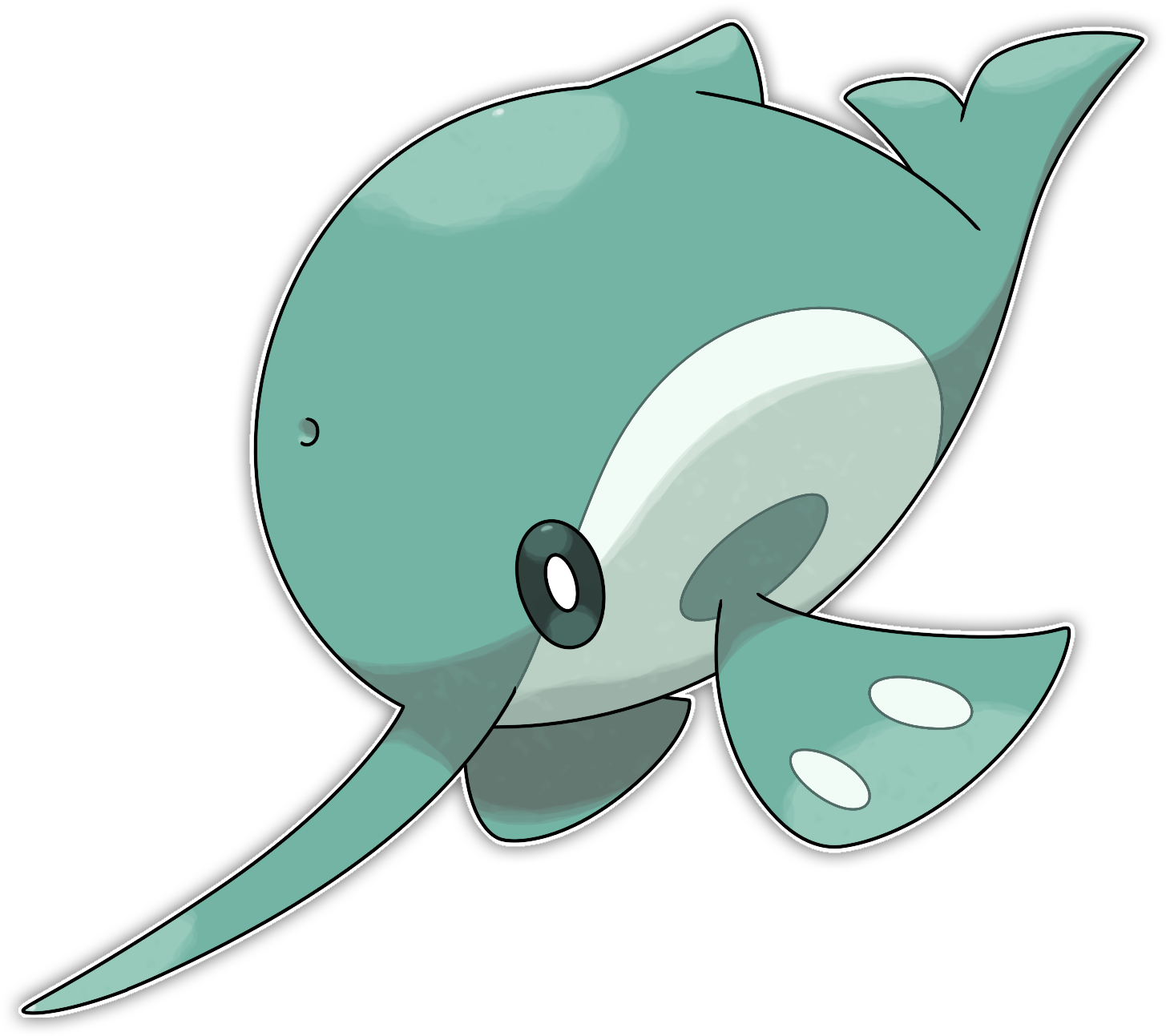 Dolphin Fakemon - (1500x1500) Png Clipart Download