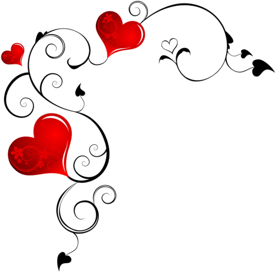 Vector Tattoo Corner Frames Heart Design - (600x588) Png Clipart Download